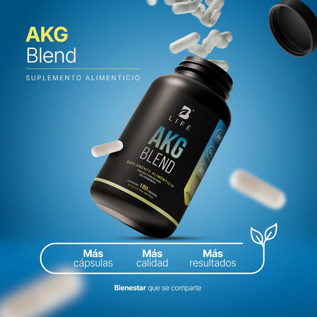 AKG Blend B Life® con 500 mg de Alfa-Cetoglutárico