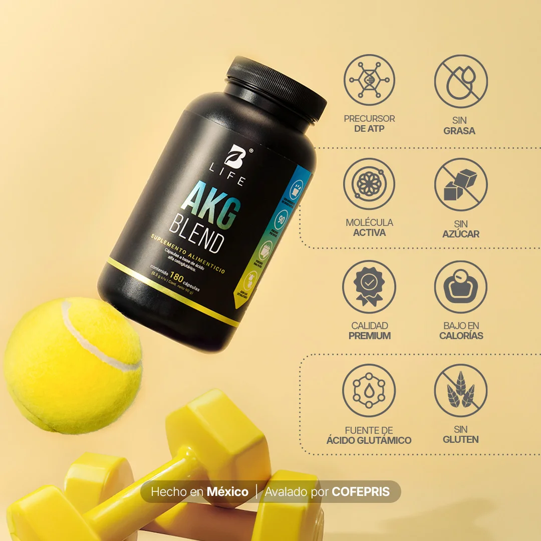 AKG Blend B Life® con 500 mg de Alfa-Cetoglutárico