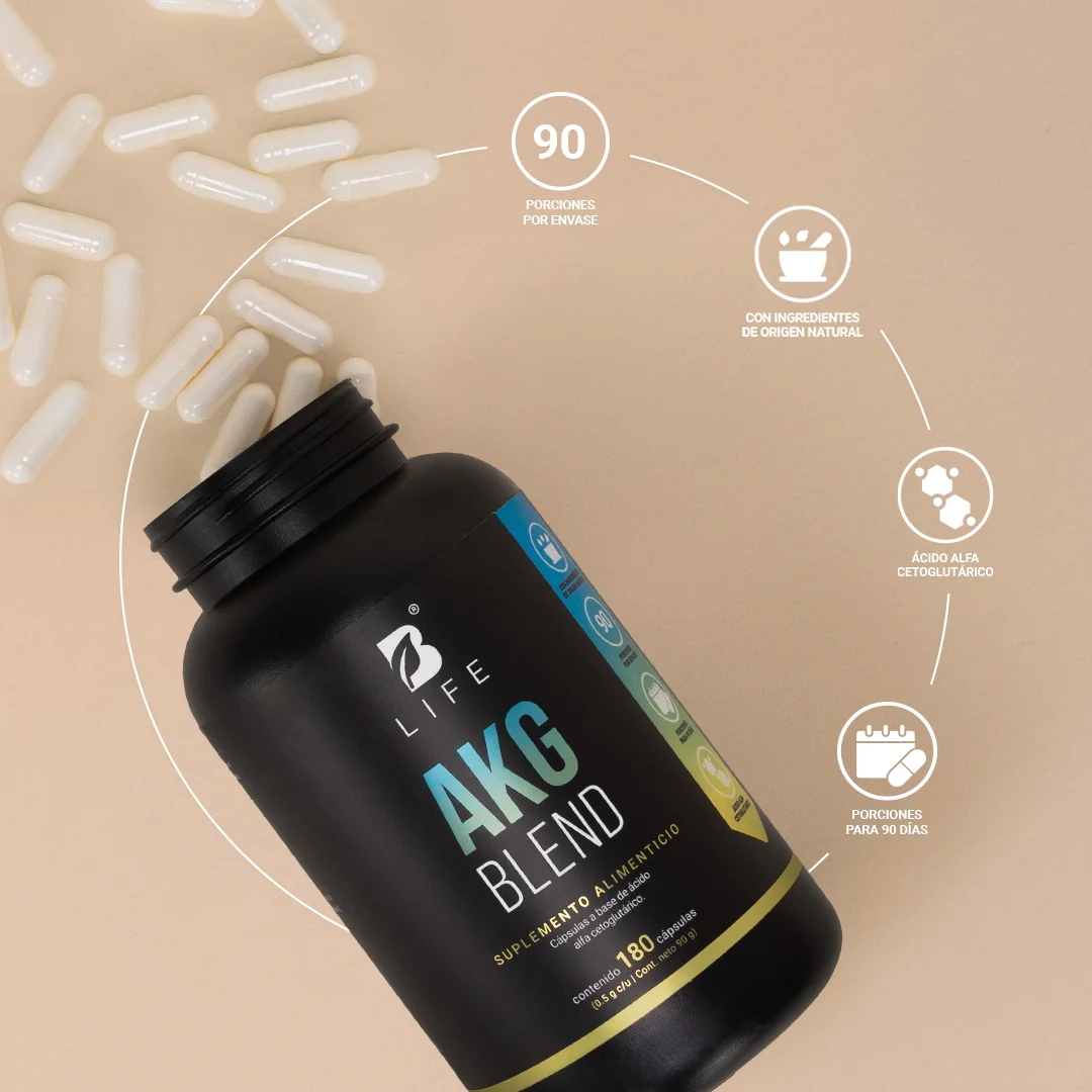 AKG Blend B Life® con 500 mg de Alfa-Cetoglutárico