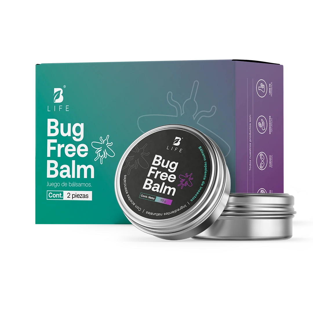 Bug Free Balm B Life® | 2 x 113 g | Protección Natural contra Insectos