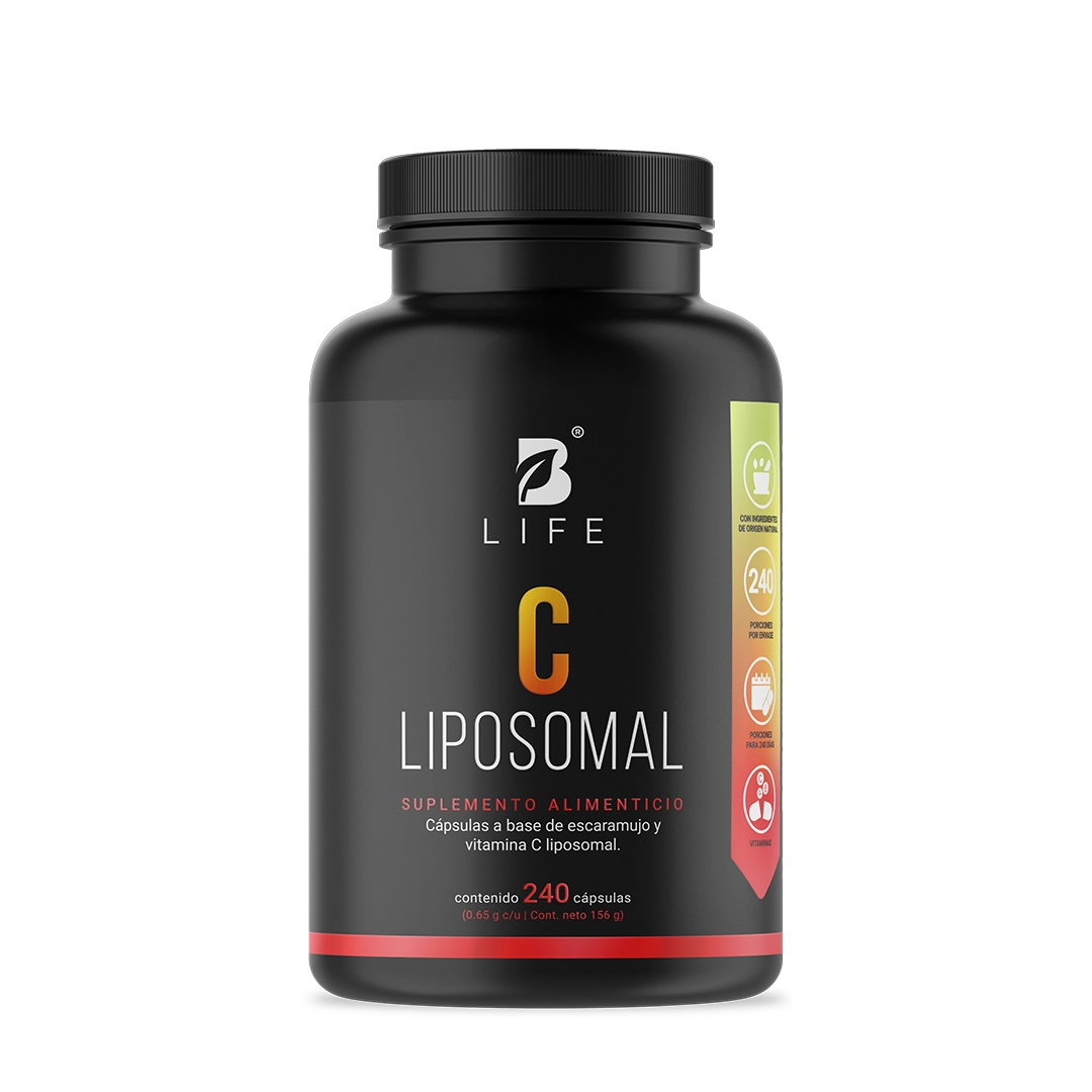 C Liposomal B Life® | 240 cápsulas | Escaramujo y Vitamina C | 650mg